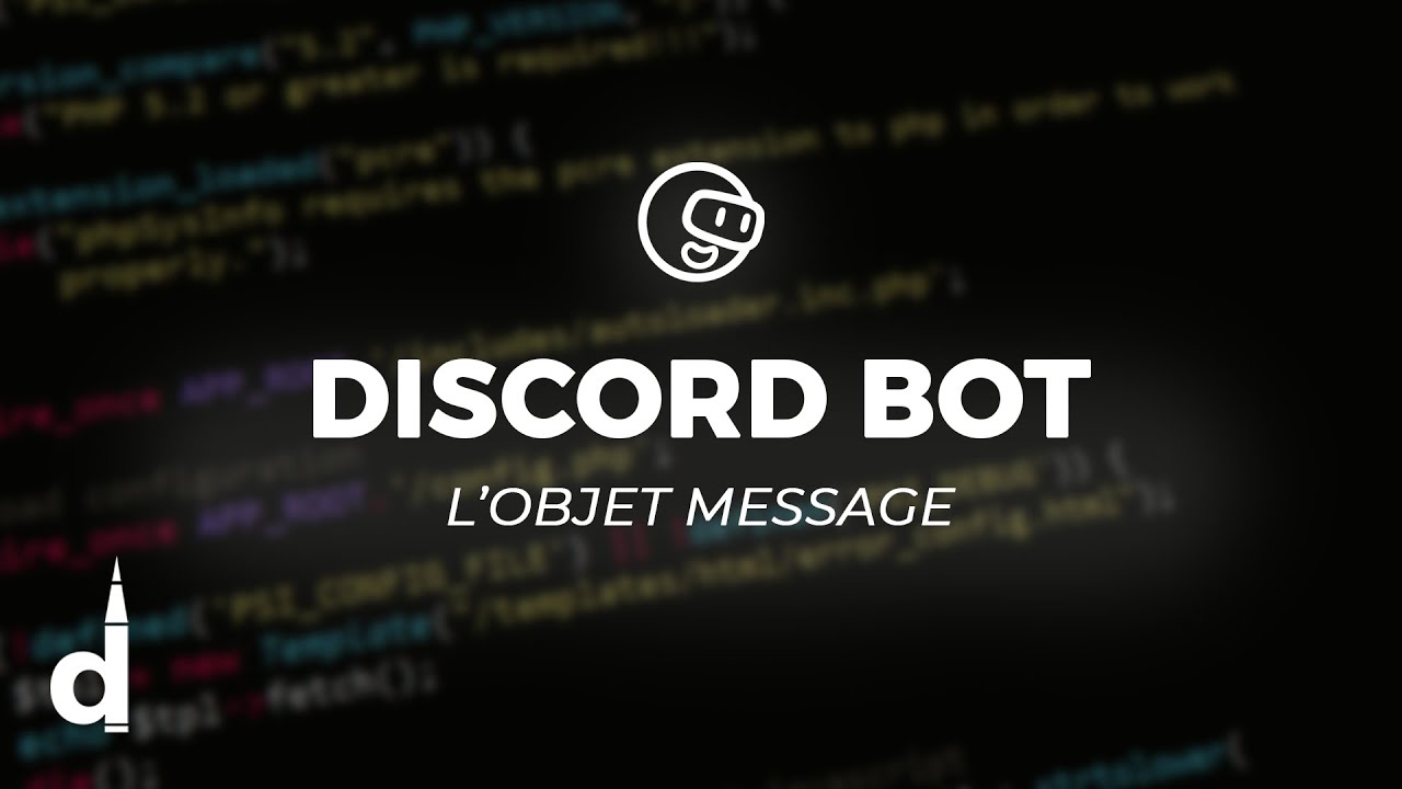 Coder Un Bot Discord Lobjet Message 2 Node Js Youtube 0201