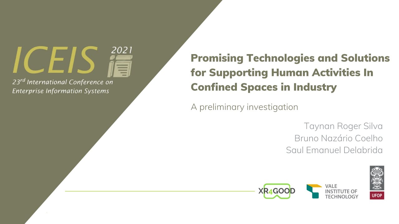 ICEIS 2021 | Promising Technologies for Supporting Human Activities In ...