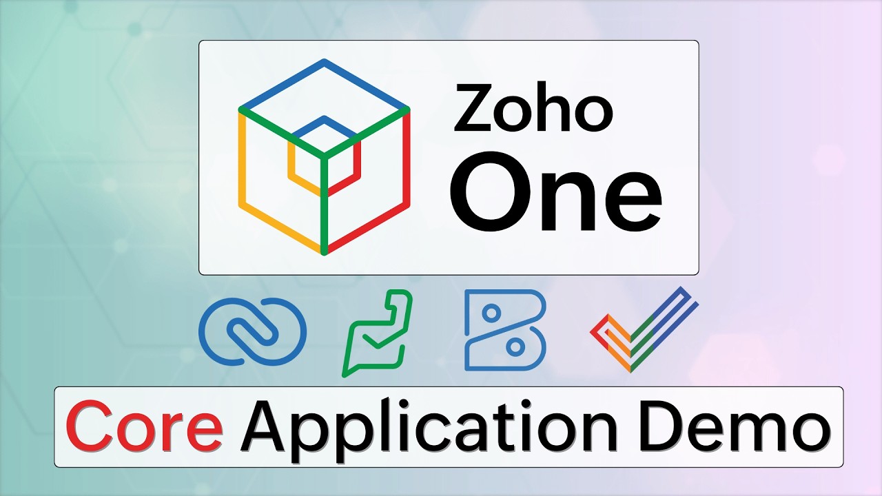 Zoho One Core Applications || Demo and Training Walkthrough - YouTube