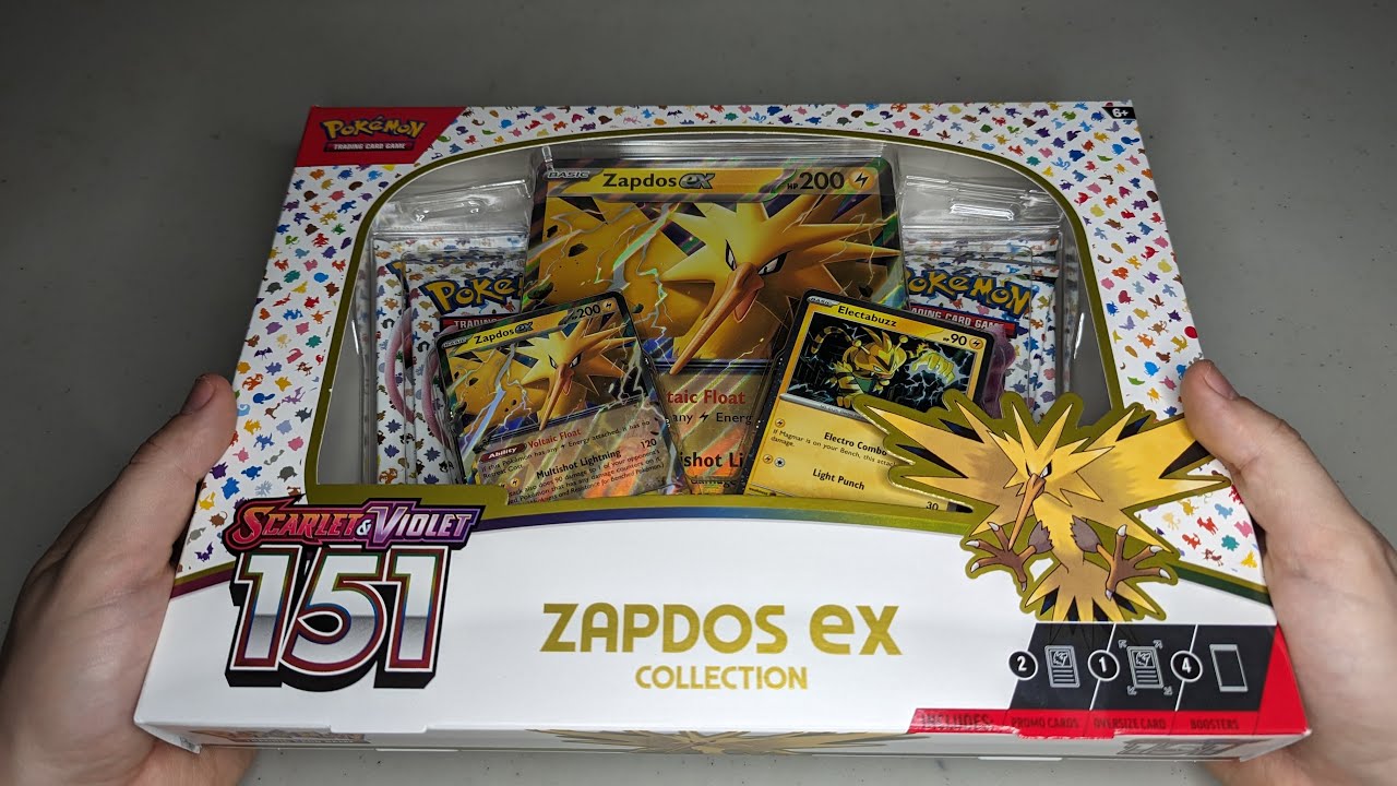 Opening Up The Pokemon 151 Zapdos EX Collection Box! - YouTube