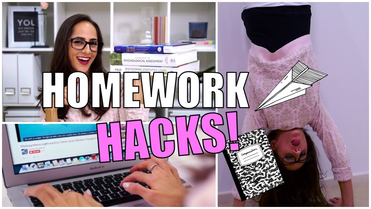 10 MUST-TRY HOMEWORK HACKS: How To Study Effectively! - YouTube