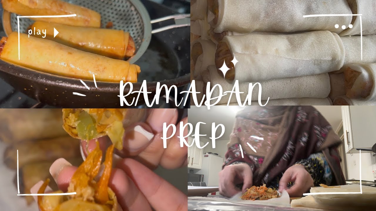 RAMADAN PREPARATIONS BEGIN!! (Spring rolls) - YouTube