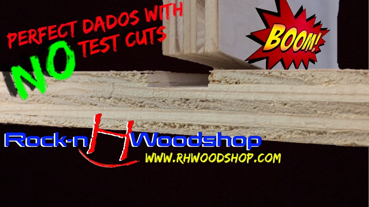 Perfect Dados without a Dado Stack - YouTube