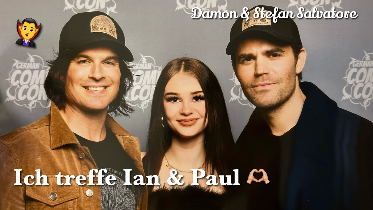 Ich treffe Ian & Paul (Damon & Stefan Salvatore aus „The Vampire ...