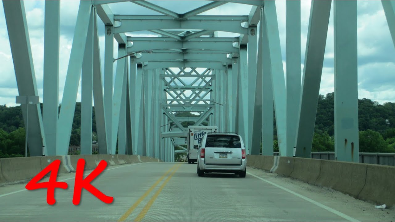 ⁴ᴷ Sewickley Bridge northbound [4K VIDEO] - YouTube