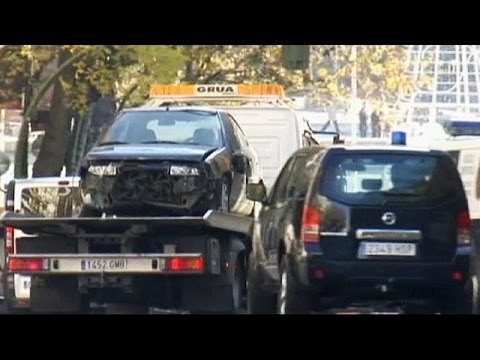 Arabalı saldırı Madrid'de korku yarattı