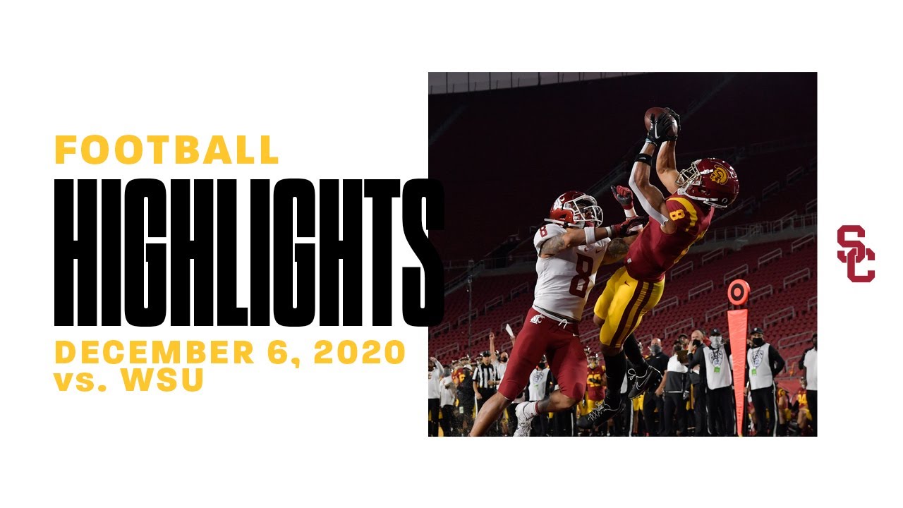 Football: USC 38, WSU 13 - Highlights 12/6/20 - YouTube