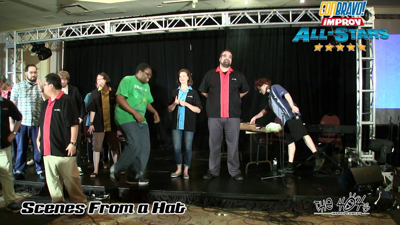 ConBravo! 2015 - Improv All-Stars - Scenes From a Hat - YouTube