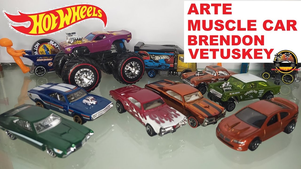 ARTE DOS MUSCLE CARS - DESIGNER BRENDON VETUSKEY - HOT WHEELS DESIGNERS ...