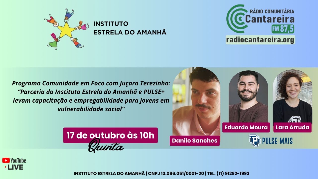 DANILO SANCHES - INSTITUTO ESTRELA DO AMANHÃ | PROGRAMA COMUNIDADE EM ...