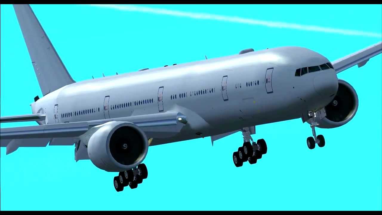 American Airlines 777-300ER N717AN First Test Flight - YouTube