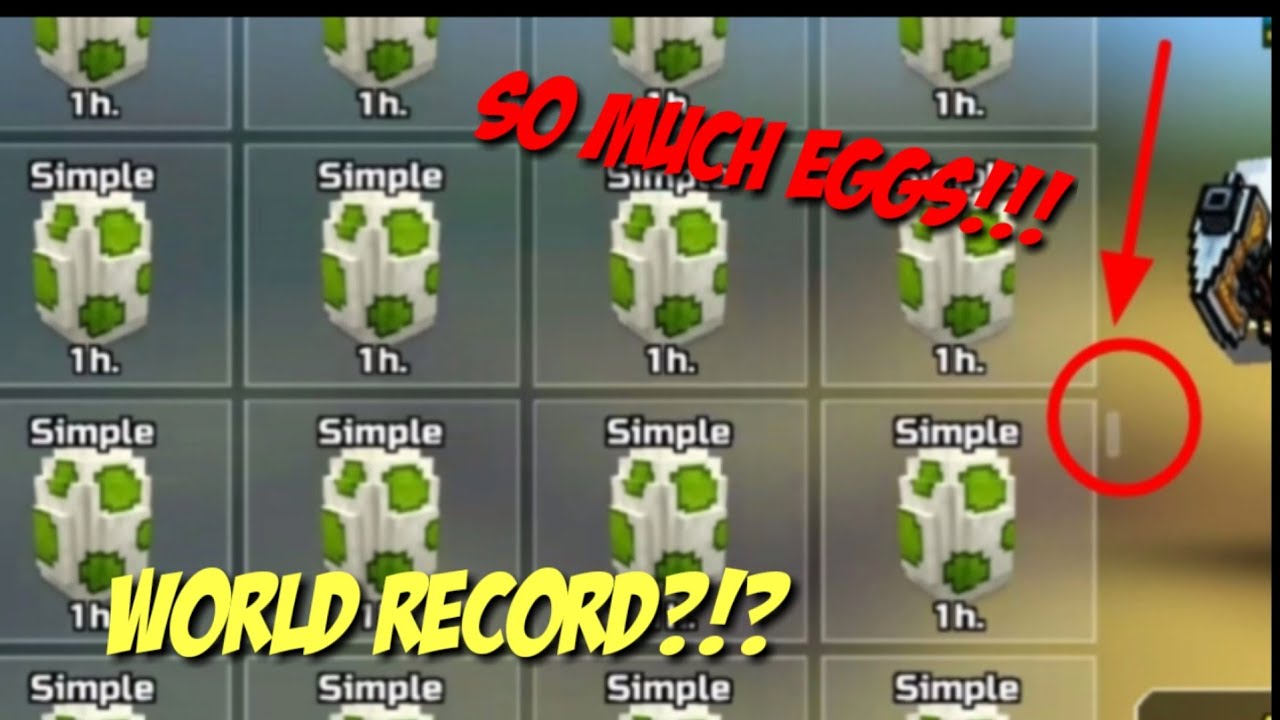 World record in eggs. Pg3d - YouTube
