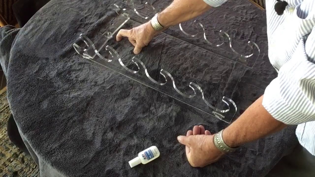 Six Flute Wall Display - Clear - YouTube