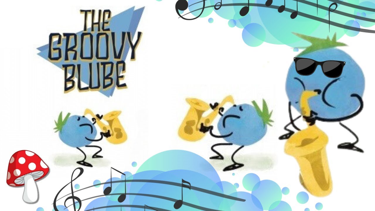 🎶 Animated Cartoon The Groovy Blube 🫐 Blueberry (kids books read aloud ...