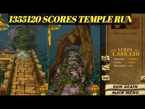 13555120 Scores And Pickup 2,382 Temple Run - YouTube