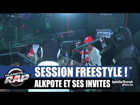 Alkpote - Session freestyle avec Secteur P, RM, Back, Lil, Kai du M & Rosdagang #PlanèteRap