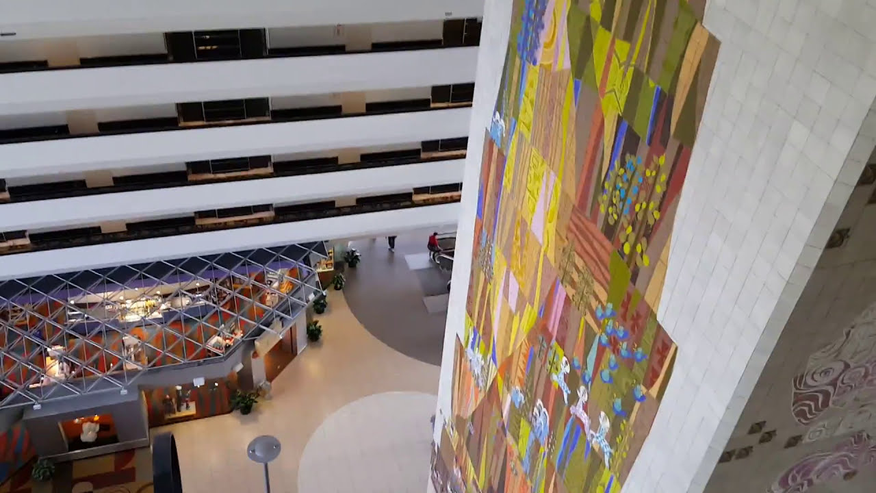 Contemporary Resort Atrium Club Level, Magic Kindom View - YouTube