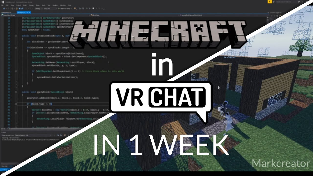 How I Recreated Minecraft on VRChat in 1 Week - YouTube