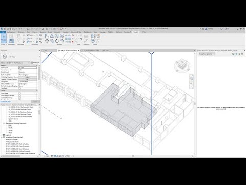 Energy analysis conceptual mass Revit model set up - YouTube