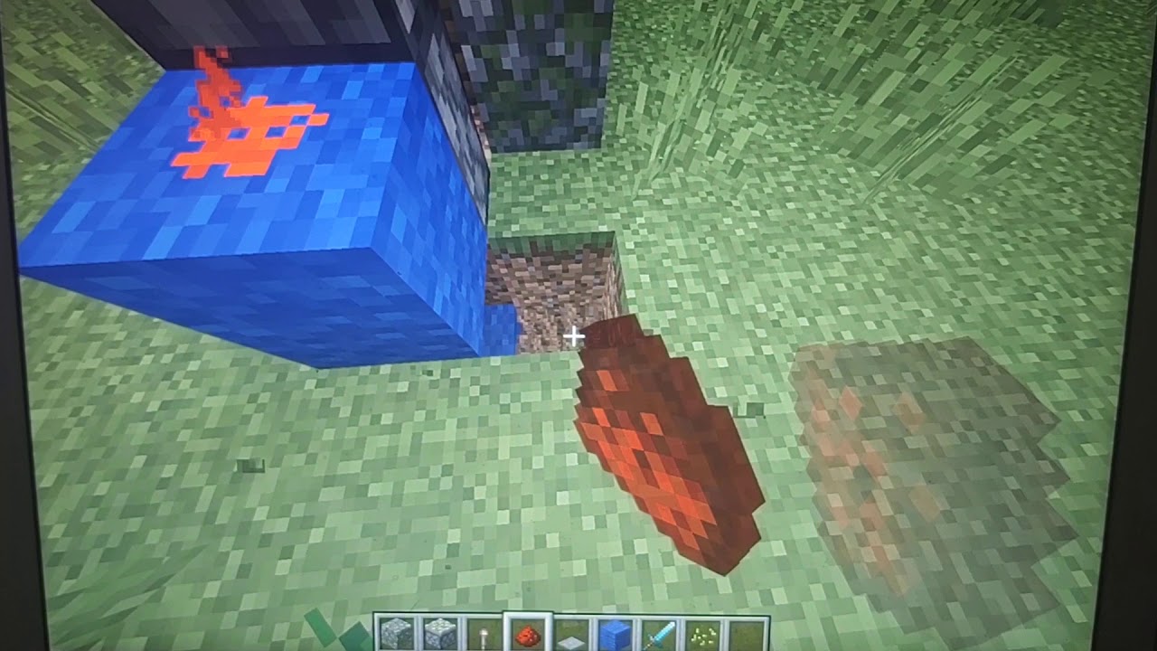 Build a piston activated door in Minecraft. - YouTube