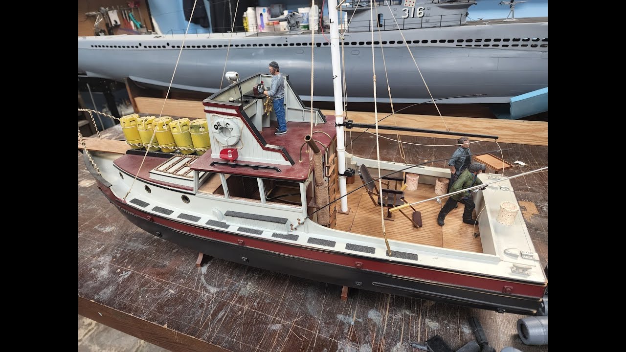 Fully Detailed and RCd ORCA from 1975's movie: JAWS! - YouTube