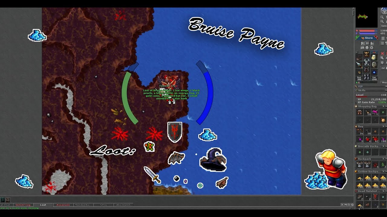 Bruise Payne - The Mutated Bat Boss - Yalahar - ★ Tibia Task ★ - YouTube