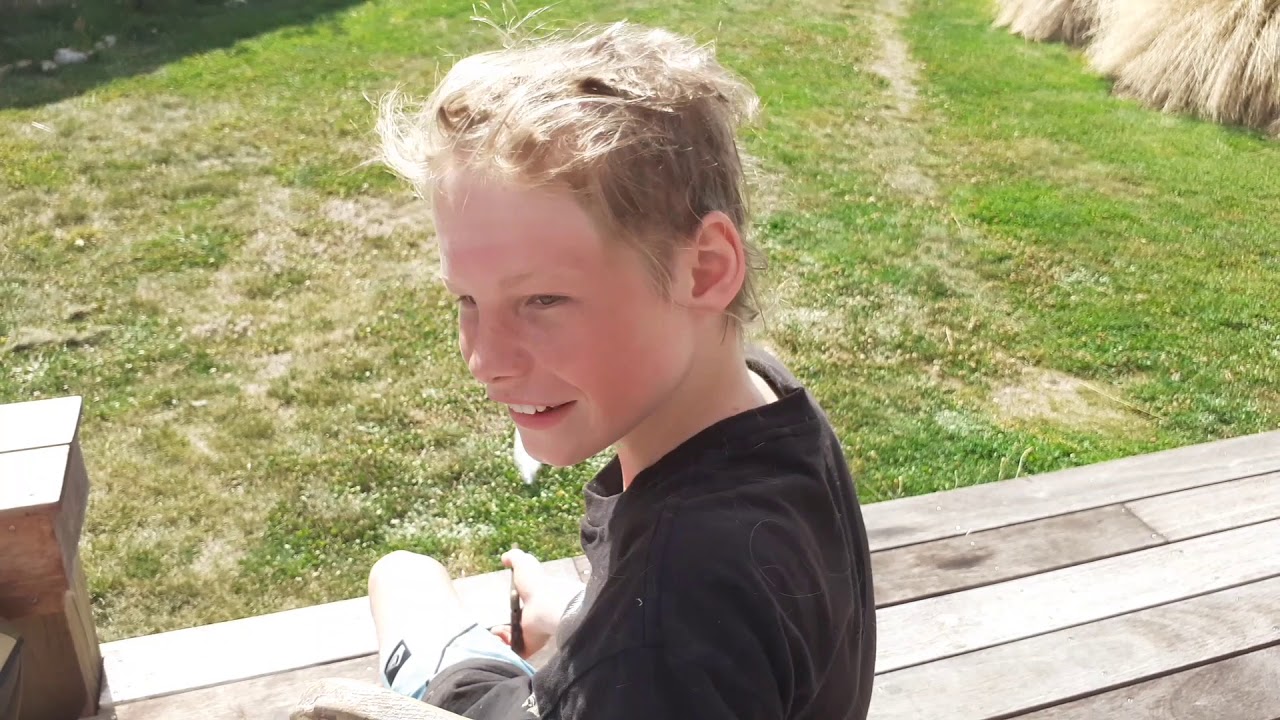 Hunter gets a haircut (100 subscriber special) - YouTube