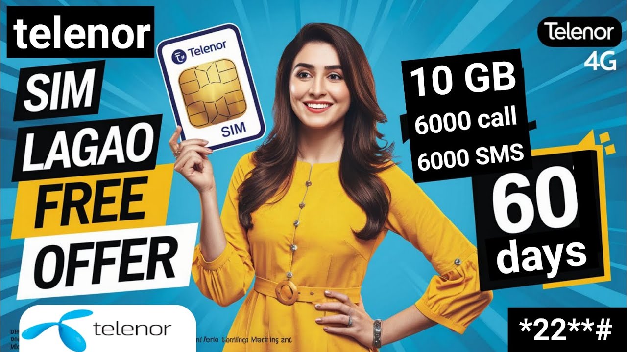 telenor sim lagao offer 2025 | Telenor Band Sim Offer Code | 2025 - YouTube
