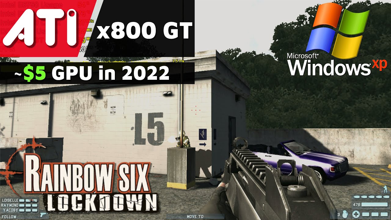 Rainbow Six Lockdown | ATI x800 GT | Intel Core 2 Duo E6750 | 720p ...