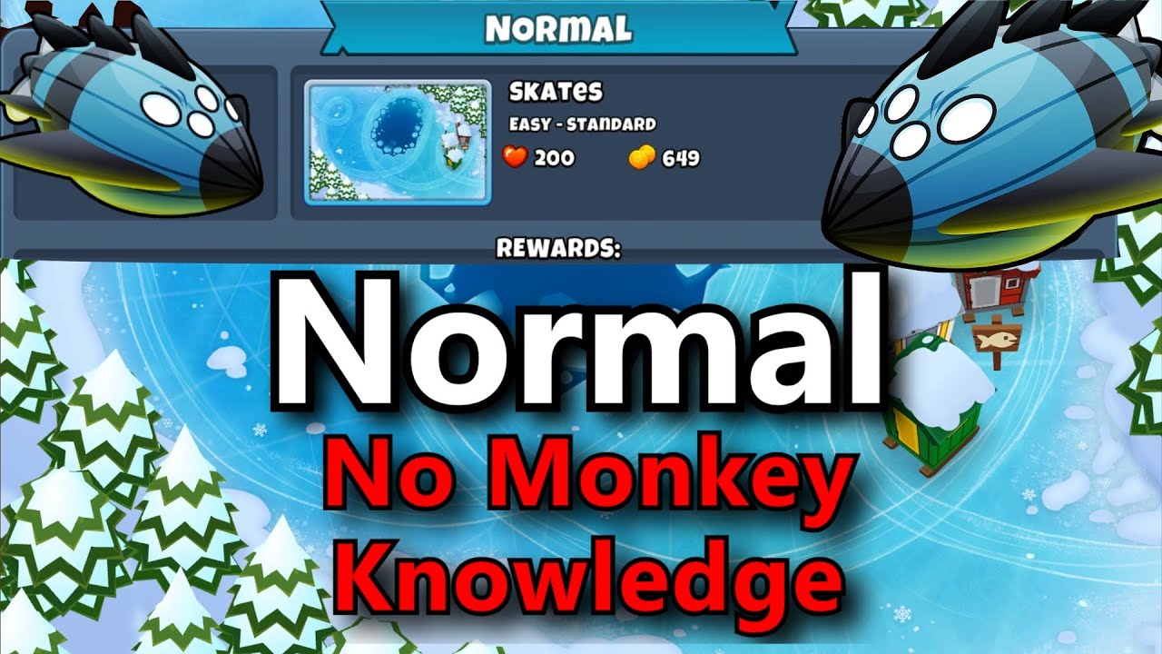 BTD6 Vortex Normal || No Monkey Knowledge || Skates - YouTube