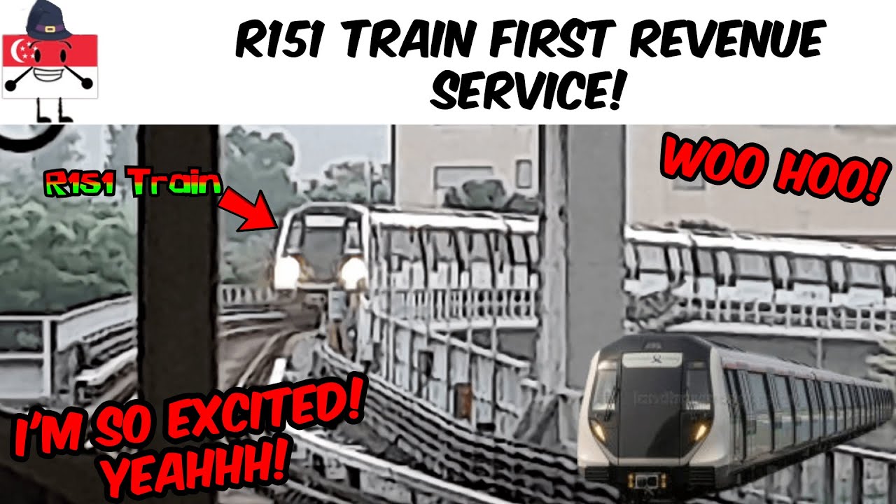 R151 trains First Revenue Service - YouTube