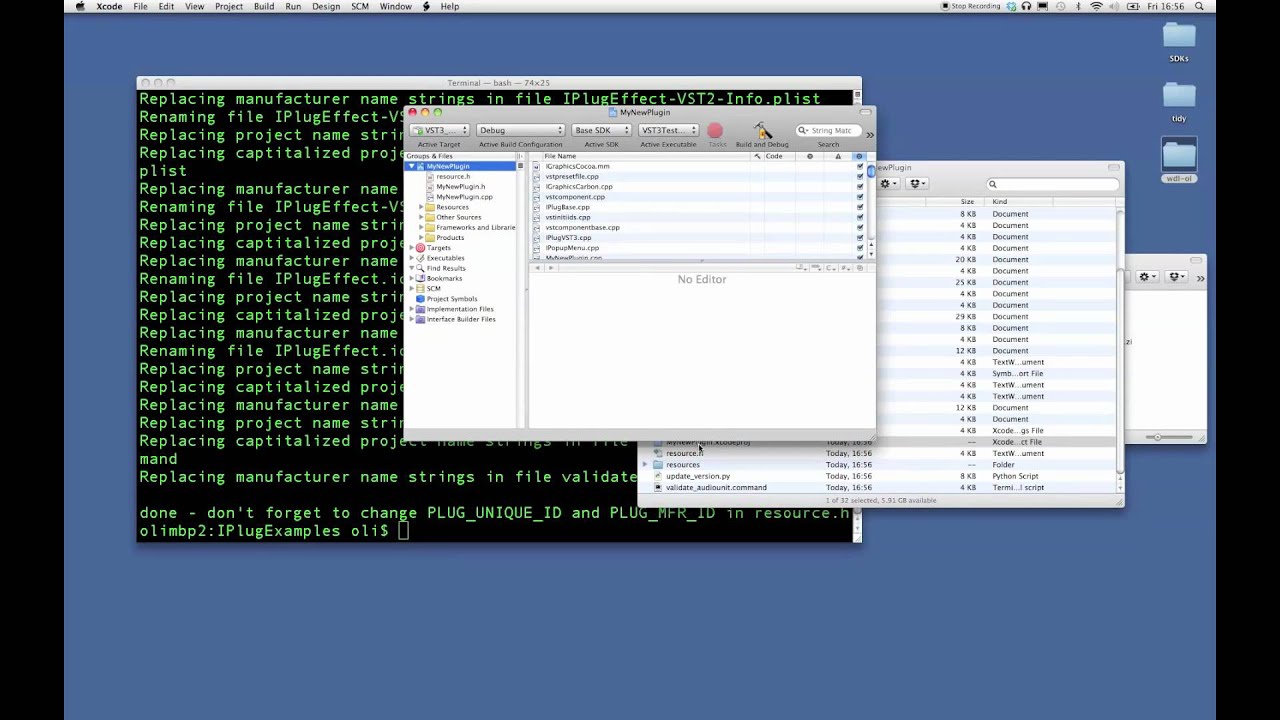 Setting up IPlug on OSX - YouTube