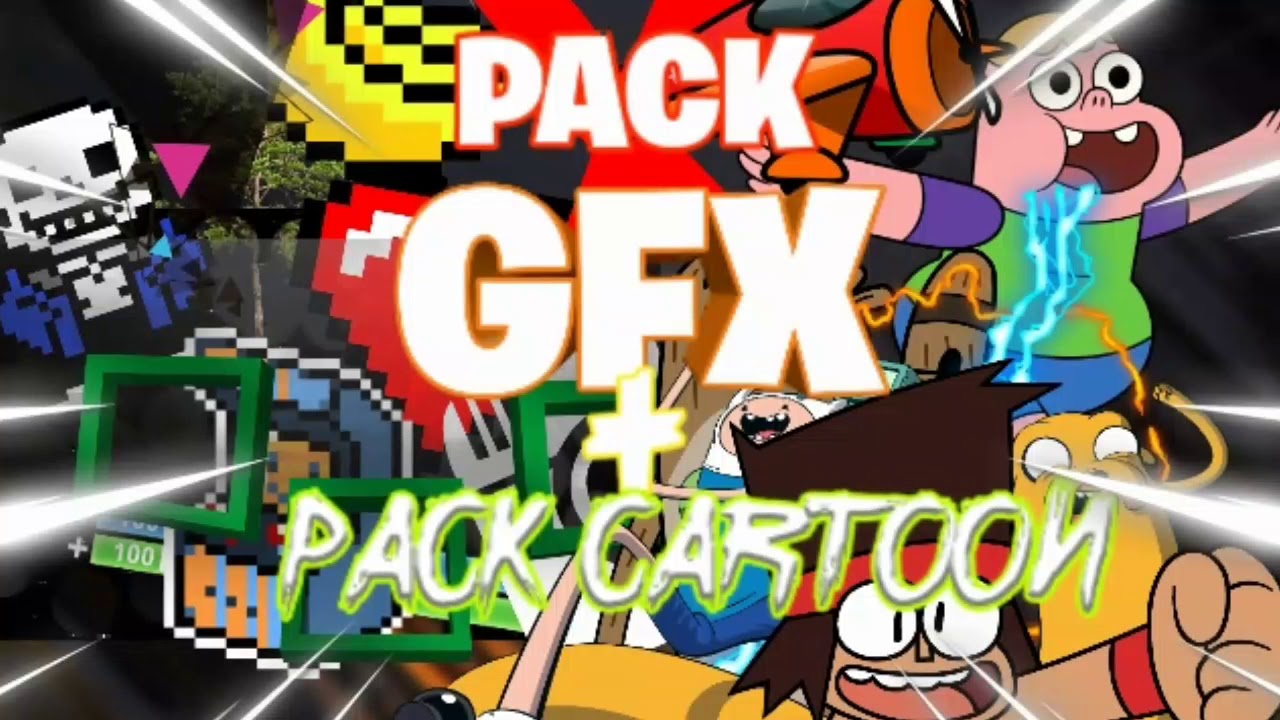 SUPER PACK gfx + PACK cartoon - YouTube