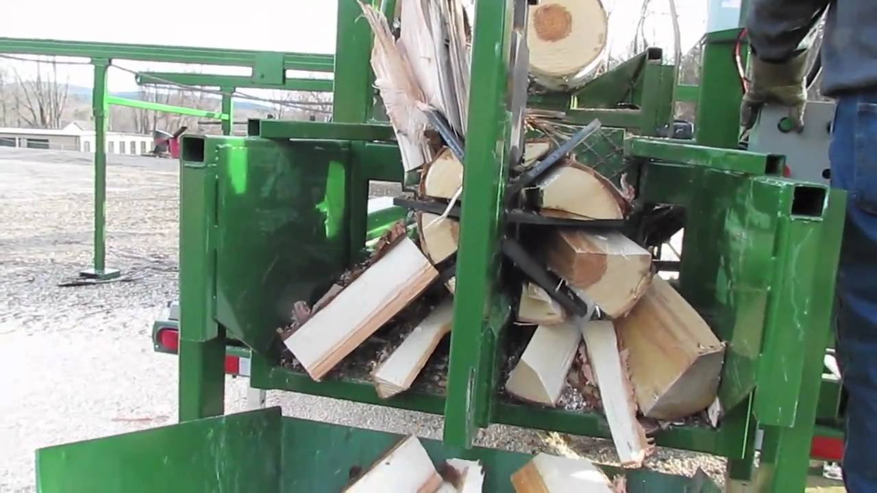 Firewood Processor - YouTube