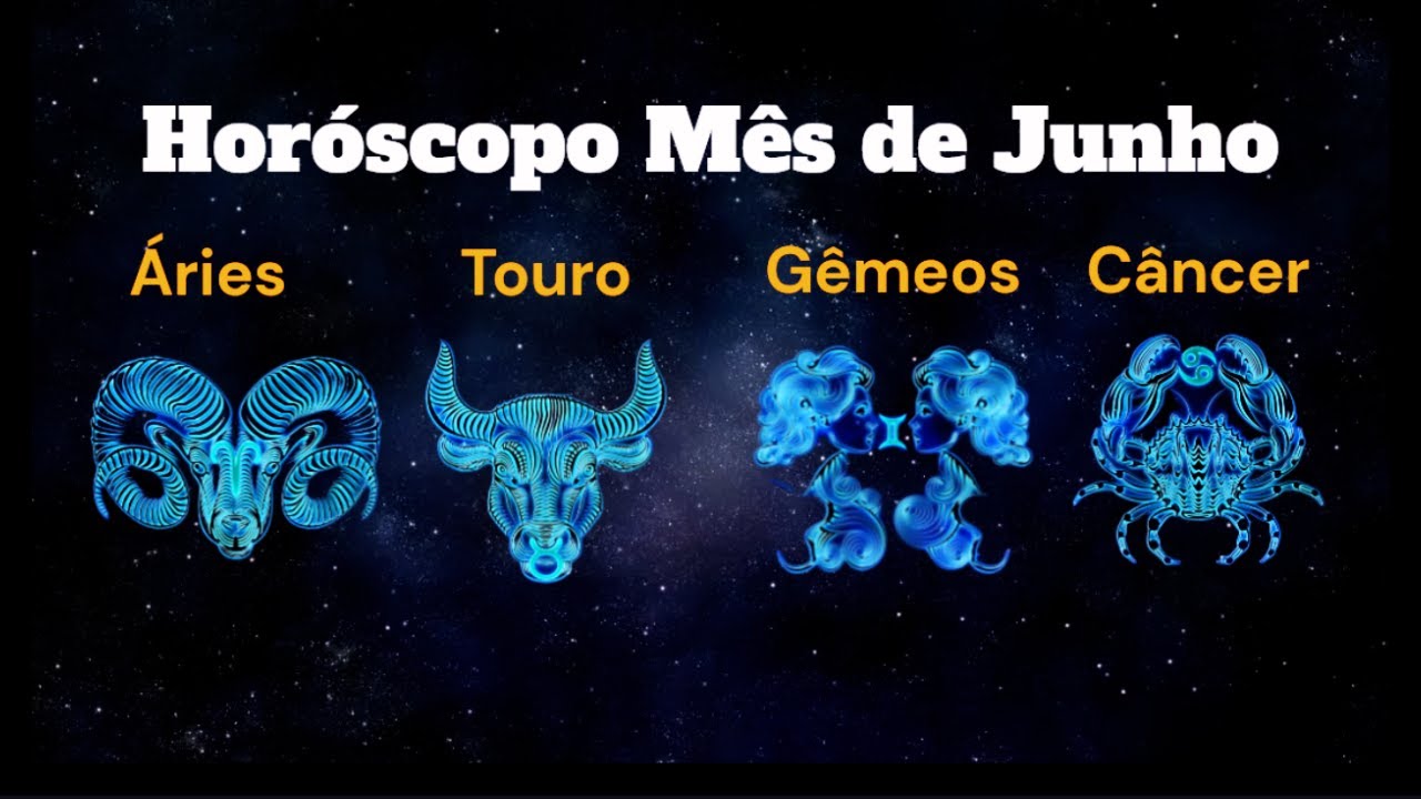 Horóscopo Mensal dos Signos de Aries, touro, gêmeos e câncer - YouTube