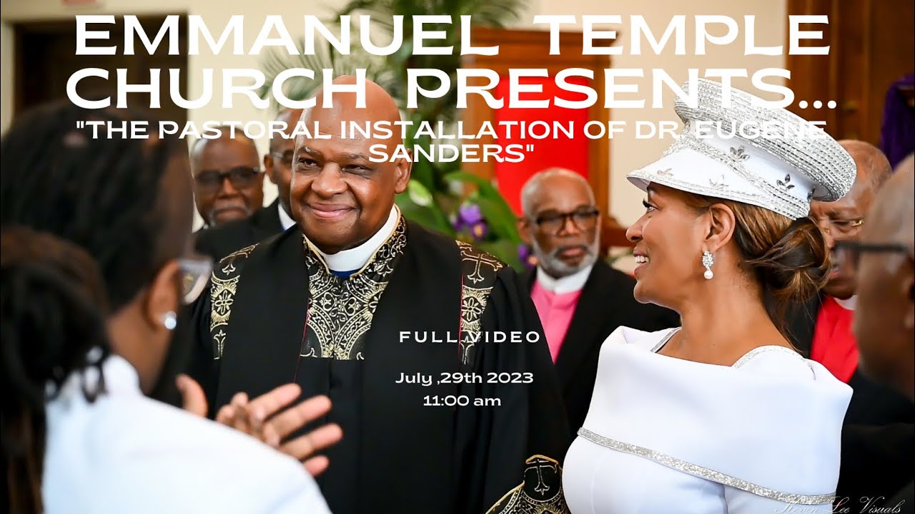 The Pastoral Installation of Dr. Eugene Sanders - YouTube