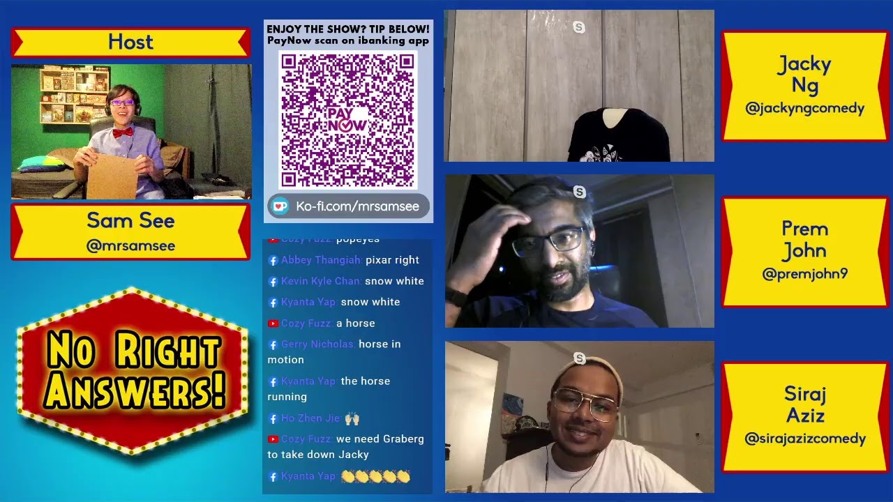 FULL SHOW - No Right Answers! - 14th April 2020 - YouTube