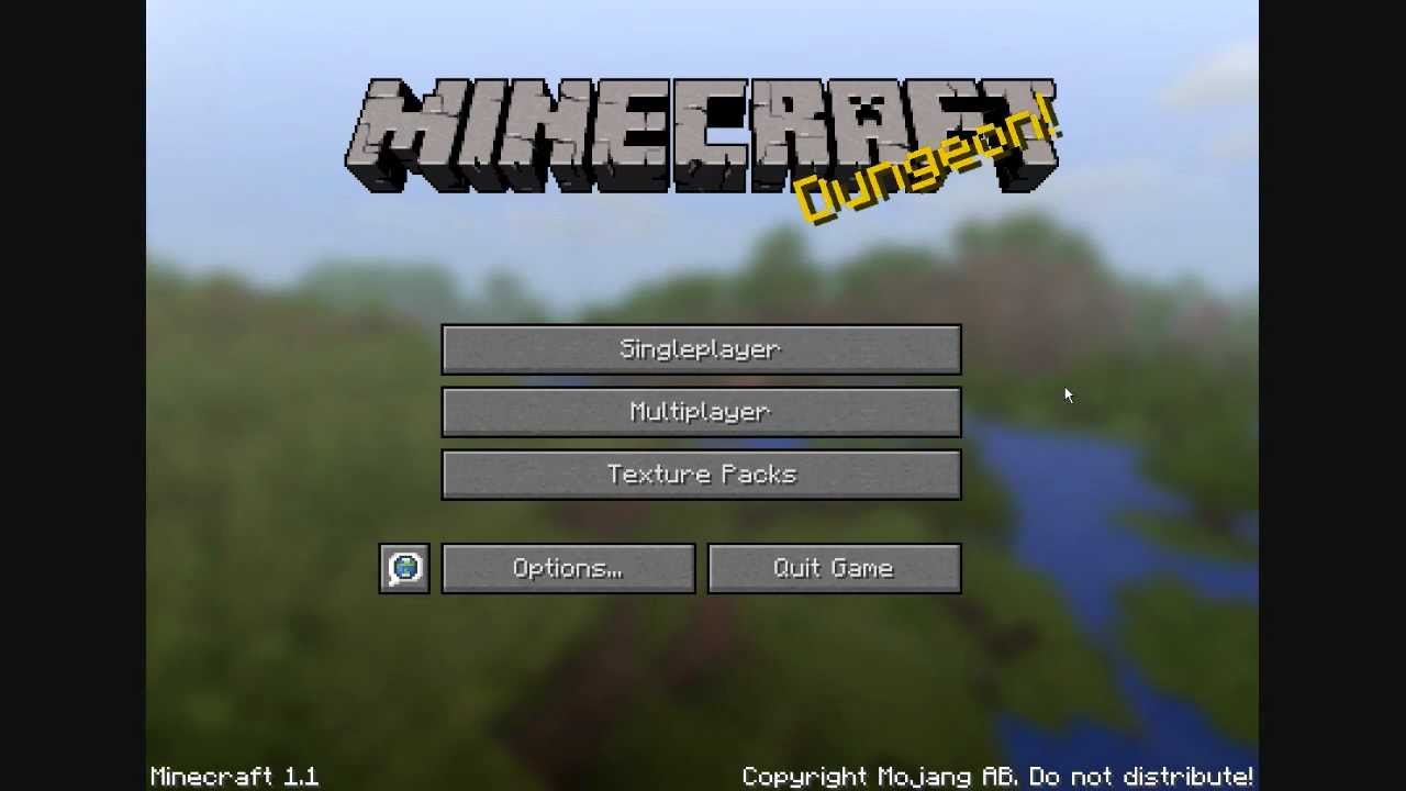 Minecraft version 1.1 (Découverte) - YouTube