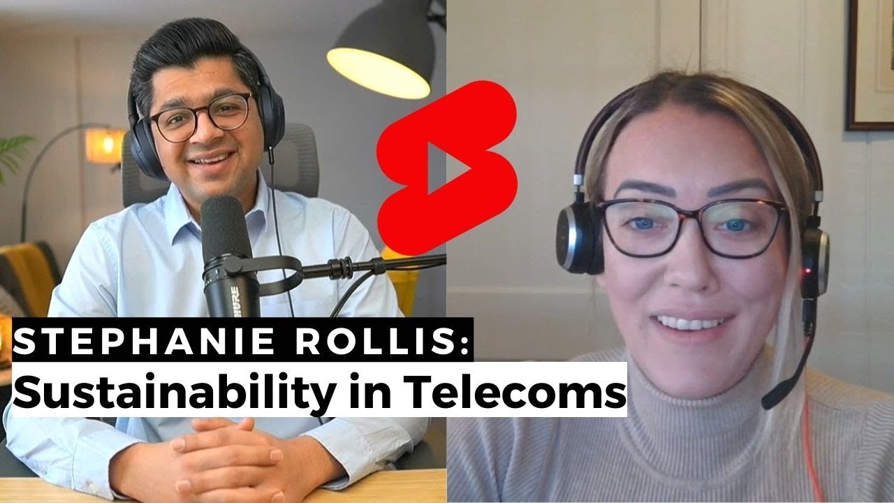 Stephanie Rollis on sustainability in the telecoms - YouTube