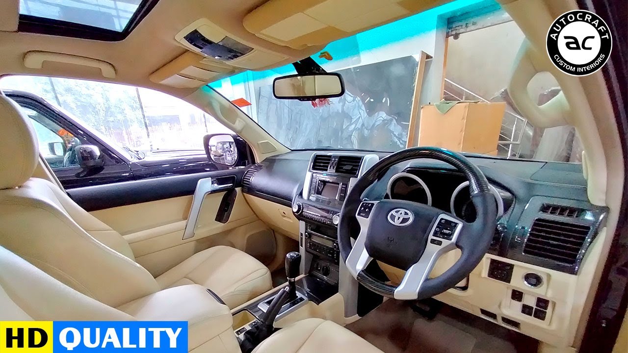 Toyota Prado interior restoration 🔥 | Old to New Interior Completely ...