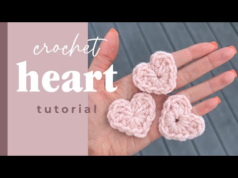Научиться вязать? Легко! Свяжи сердечко крючком! ❤️