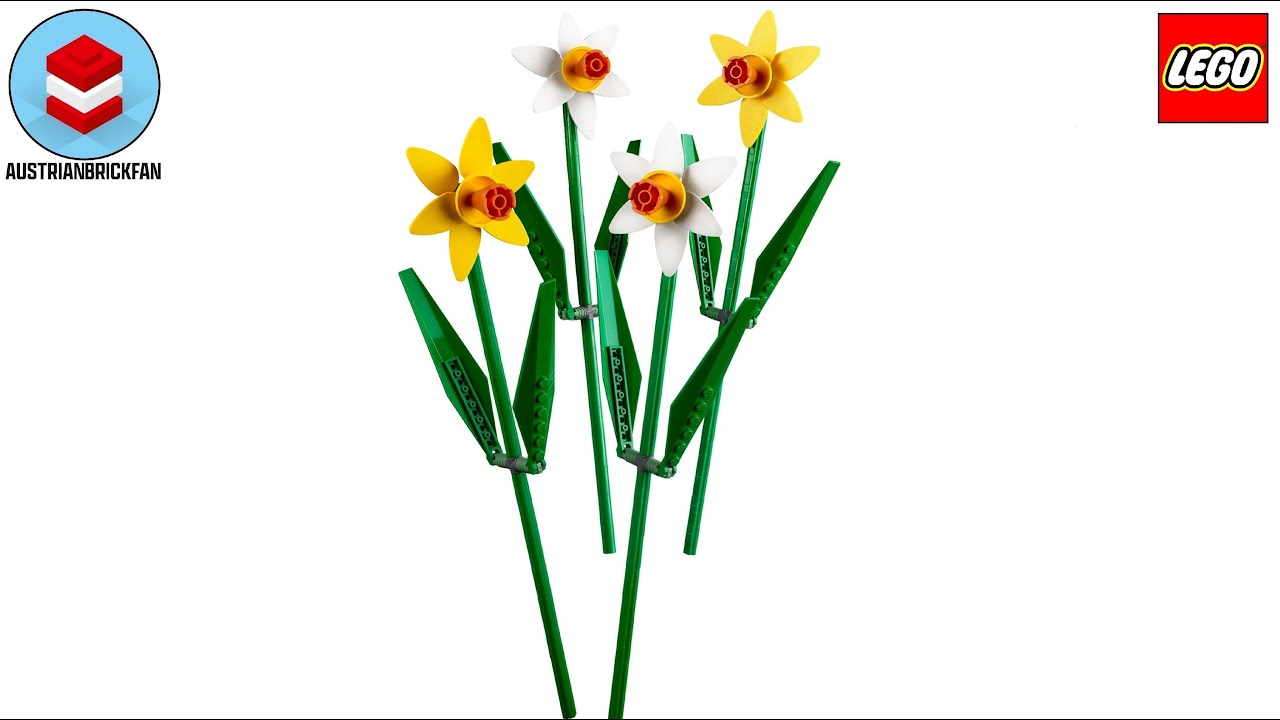 LEGO Daffodils Speed Build #40646 - YouTube