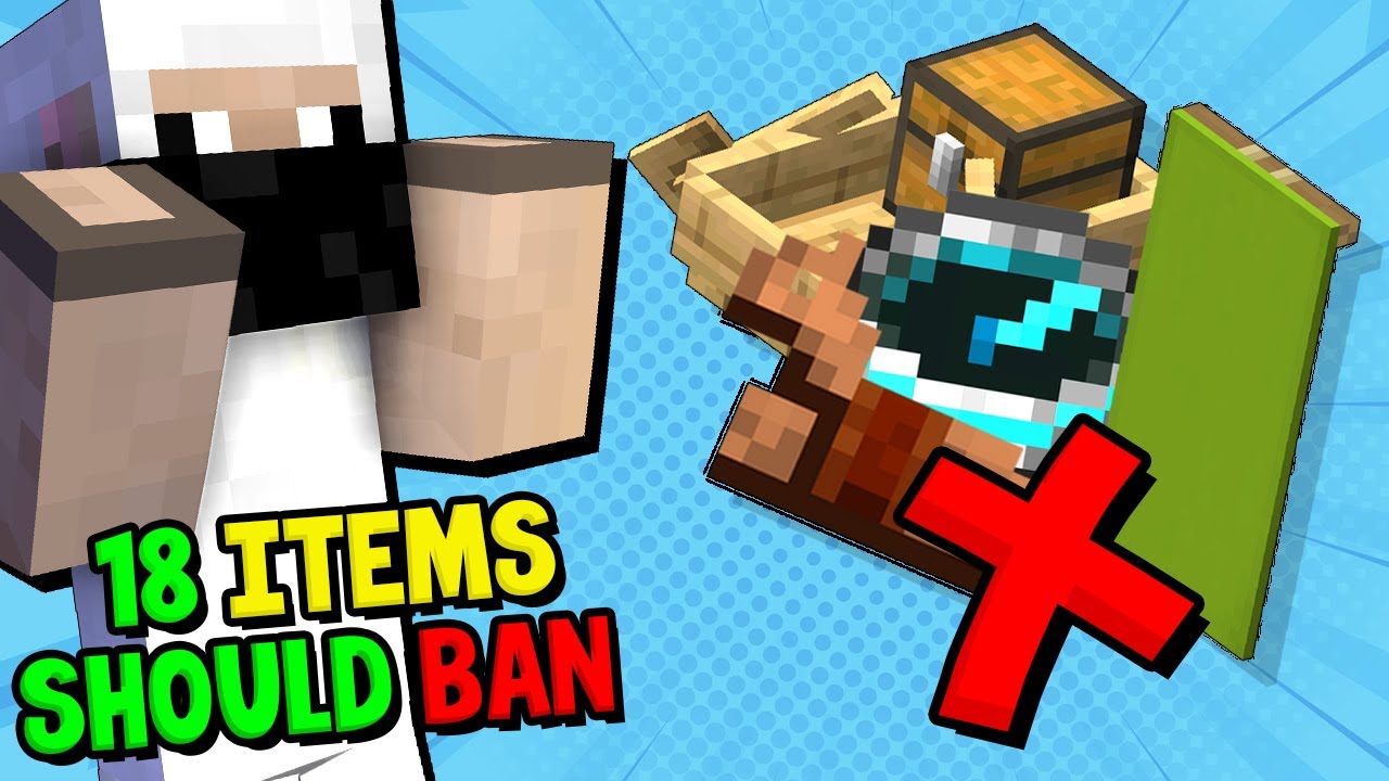 18 Items that Should be Banned in Minecraft - YouTube