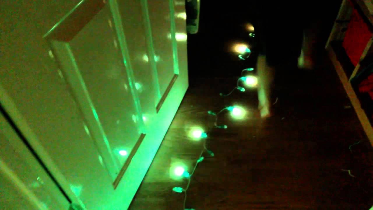 WS2811 LED string test - YouTube