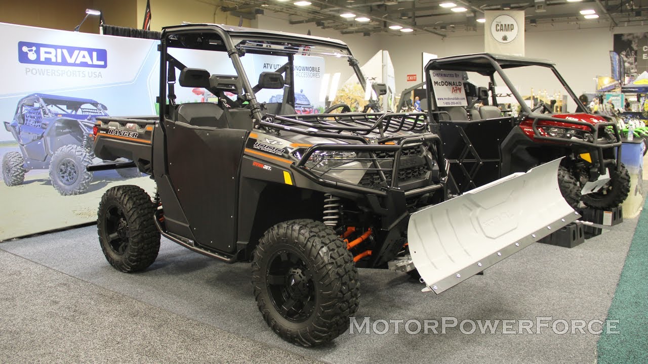 2020 Polaris Ranger XP 1000 Dual Overhead Cam with Snow Plow Equipment ...
