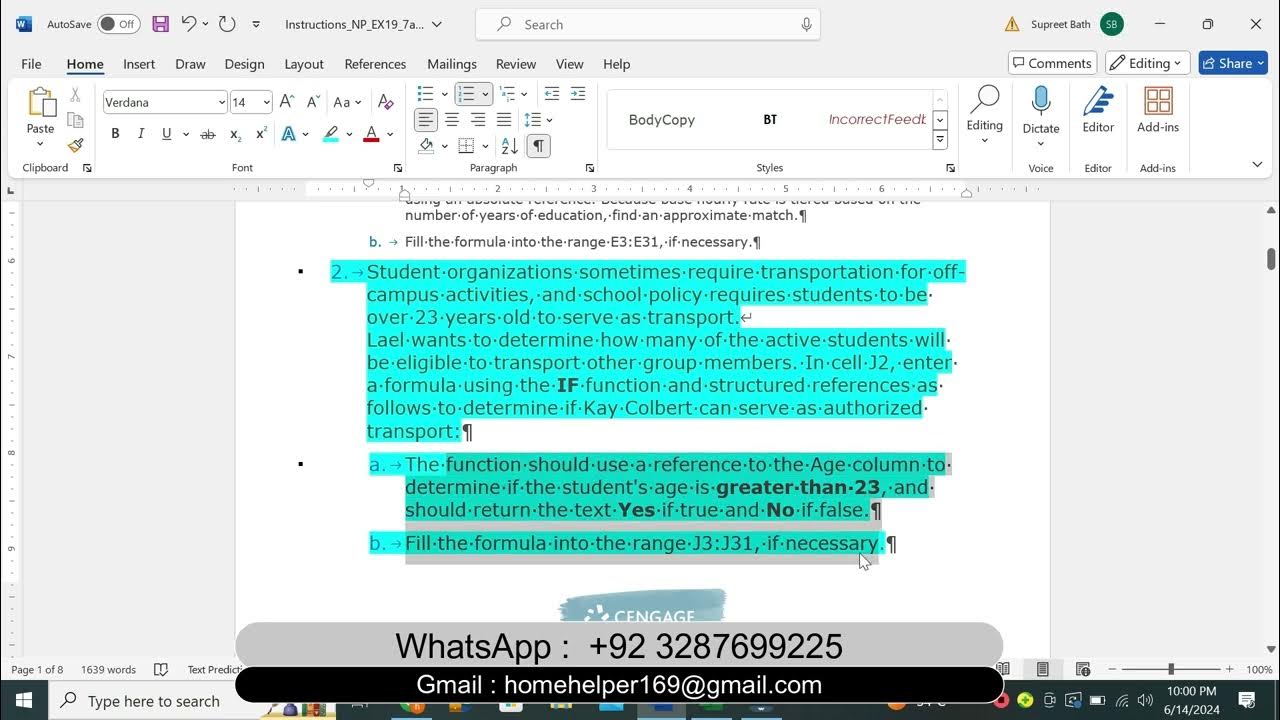Excel Module 7 SAM Project A Valerian State College | Excel Module 7 SAM Project 1a - YouTube