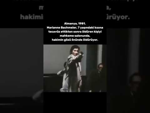 🇩🇪 Marianne Bachmeier Kızına tecavüz eden kişiyi mahkemede kurşunluyor. 👉 (Detaylar)