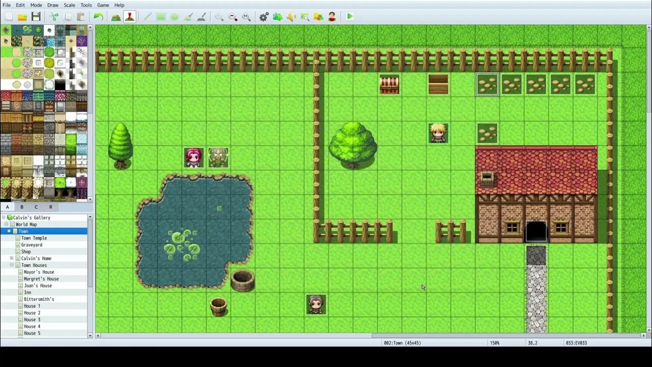 RPG Maker Tutorial - Making a Functional Garden - YouTube