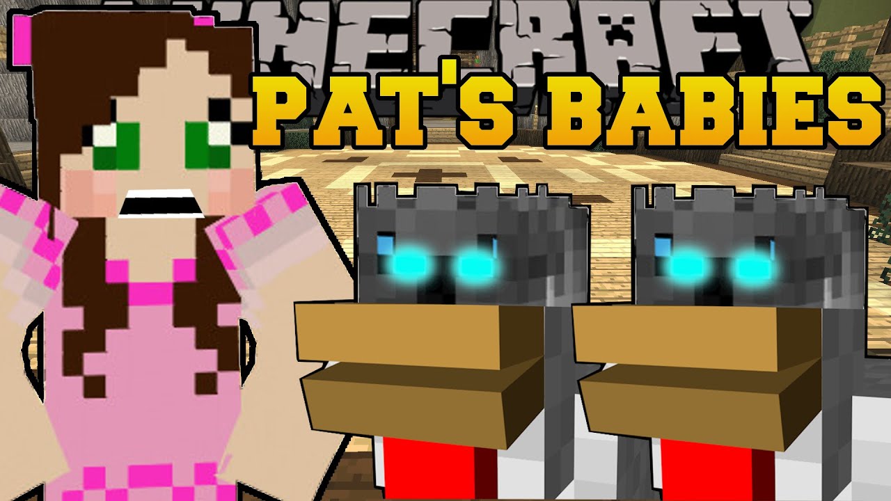 Minecraft: PAT FINALLY HAS A BABY!! - A CHICKEN'S COURAGE - Custom Map ...