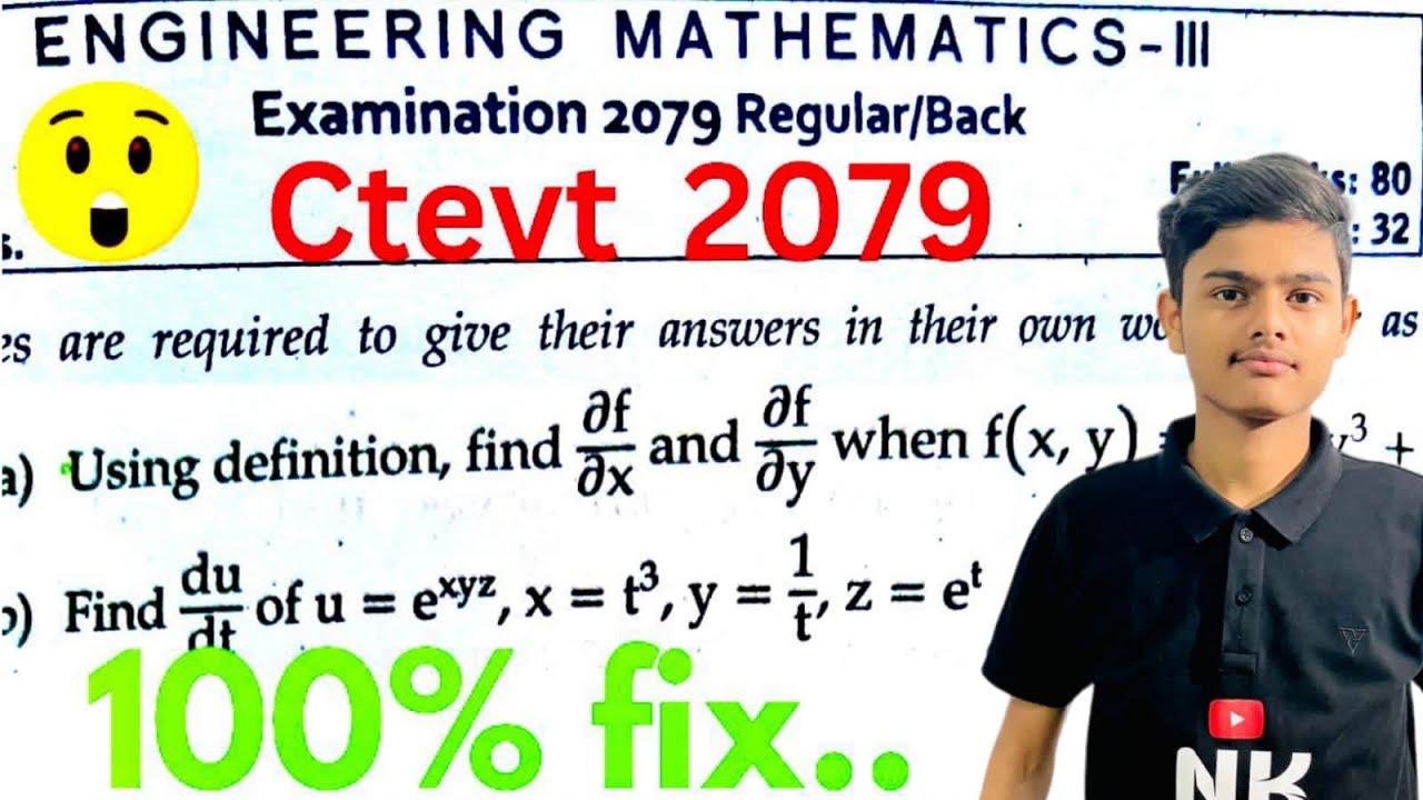 engineering mathematics 3rd semester important questions ctevt || ctevt ...